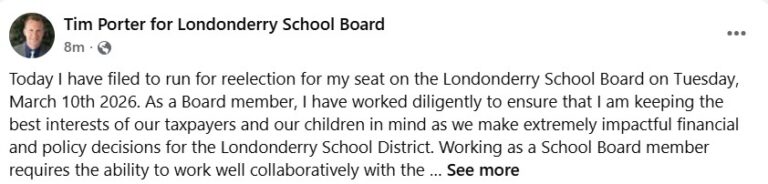 Tim Porter Announces School Board Reelection Intent – TownUnderground ...